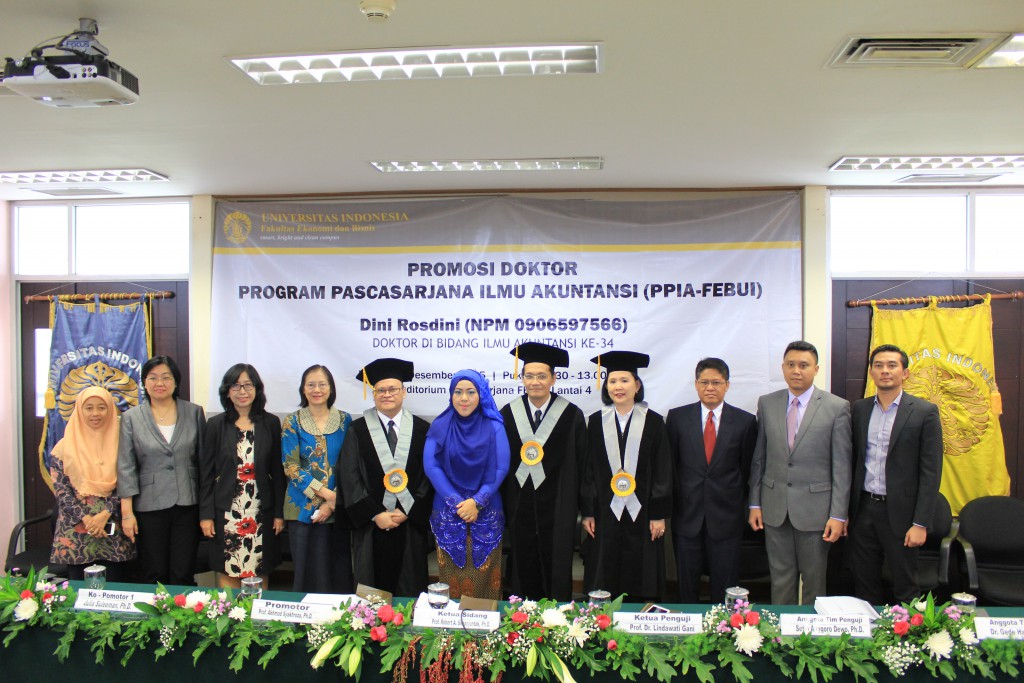 Promosi Doktor Ke-34 PPIA FEB UI – Program Pascasarjana Ilmu Akuntansi Fakultas Ekonomi dan ...