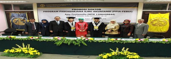 PROMOSI DOKTOR AMY FONTANELLA – Program Pascasarjana Ilmu Akuntansi Fakultas Ekonomi dan Bisnis ...
