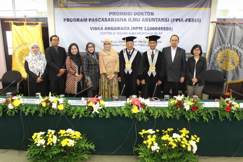 Promosi Doktor a.n. Viska Anggraita – Program Pascasarjana Ilmu Akuntansi Fakultas Ekonomi dan ...