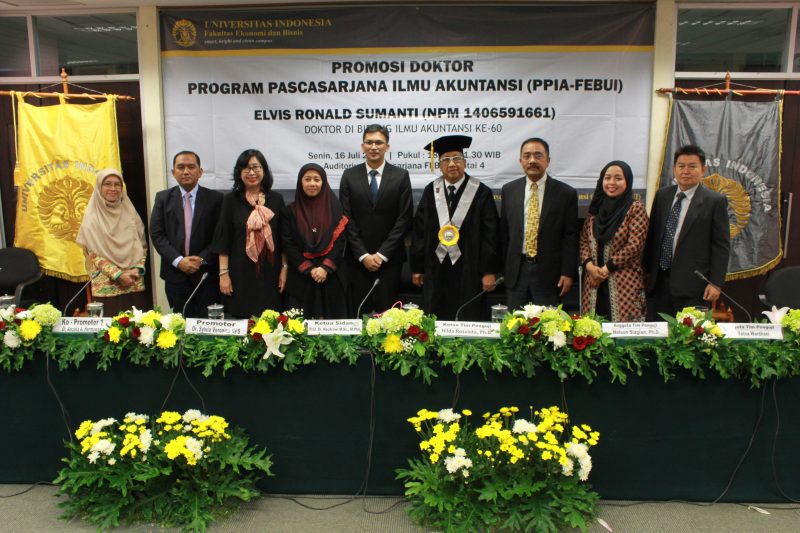 Promosi Doktor a.n. Elvis R. Sumanti – Program Pascasarjana Ilmu Akuntansi Fakultas Ekonomi dan ...