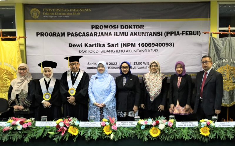Promosi Doktor PPIA FEB UI Uji Pengaruh Kualitas Audit dan Corporate Governance terhadap ...