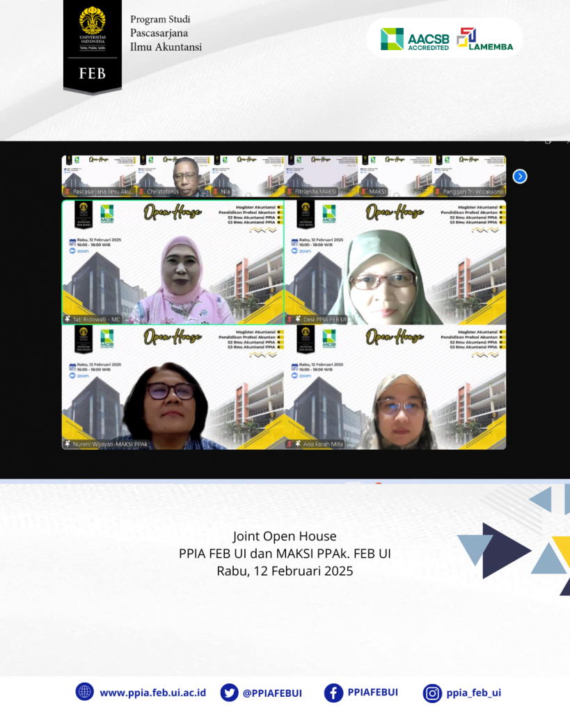 Joint Open House PPIA FEB UI dan MAKSI-PPAk FEB UI – Program ...