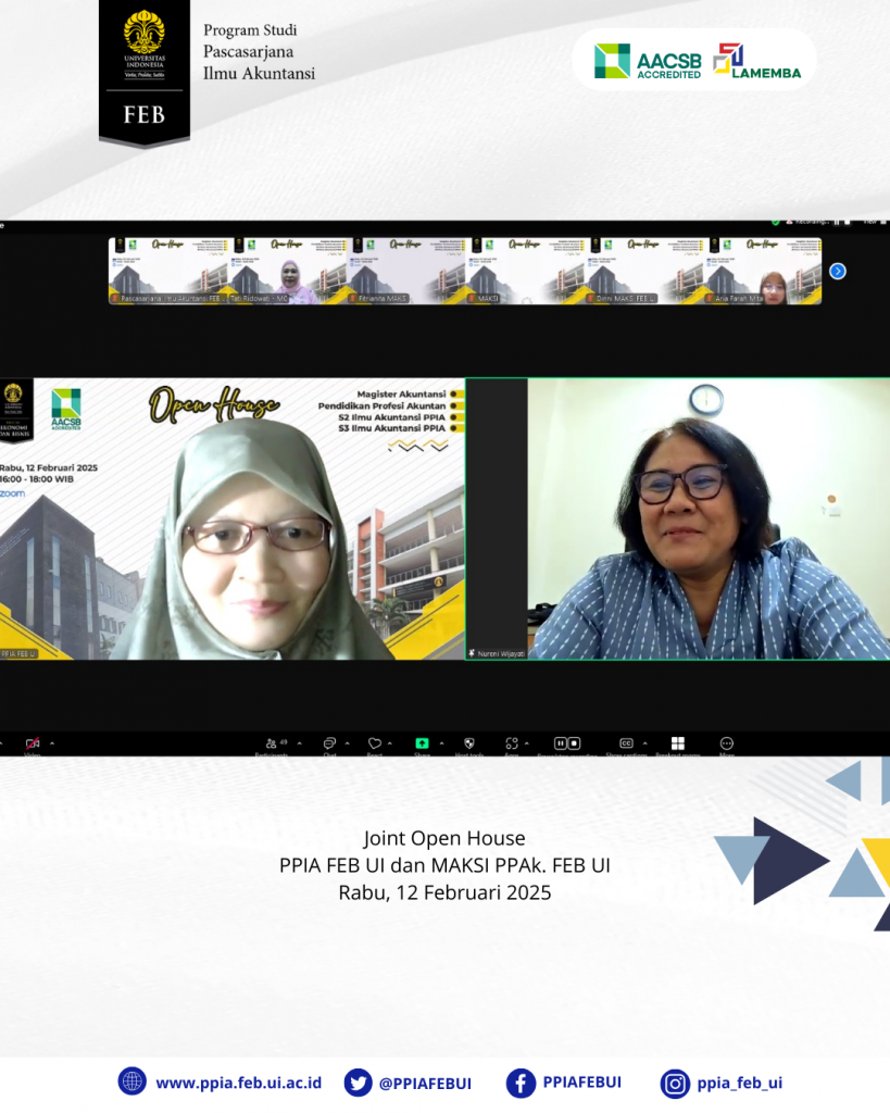 Joint Open House PPIA FEB UI dan MAKSI-PPAk FEB UI – Program ...