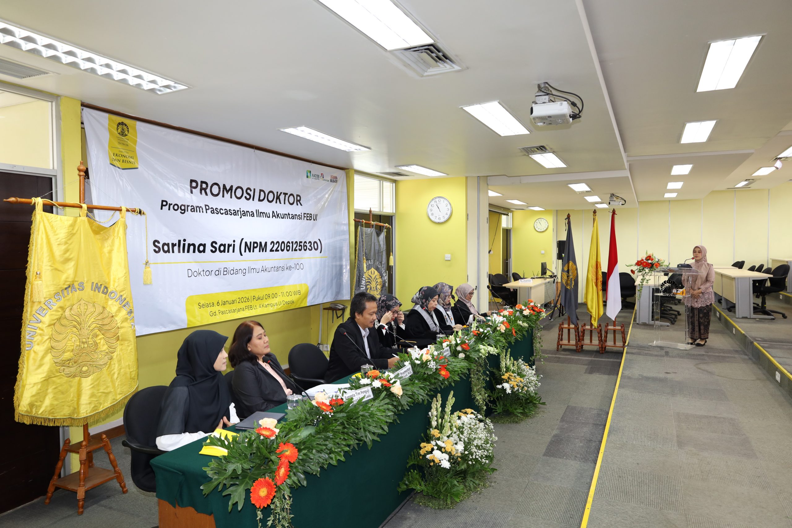 Promosi Doktor PPIA FEB UI, Sarlina Sari Uji Hubungan Islamic ...