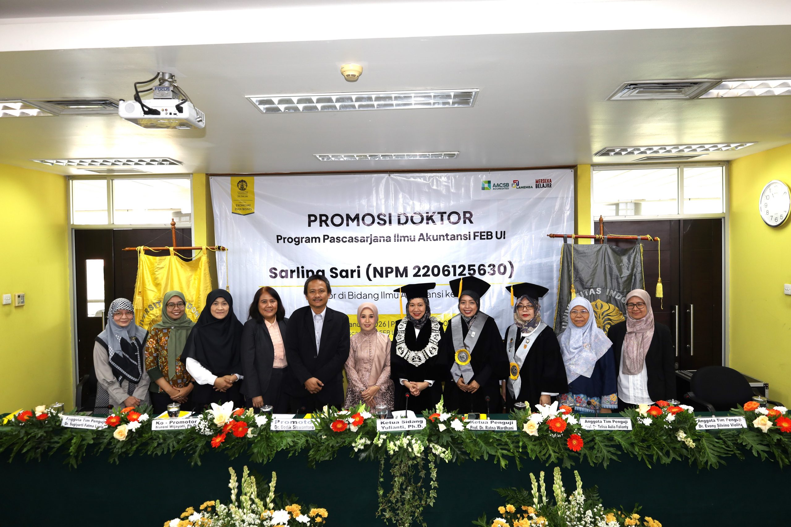 Promosi Doktor PPIA FEB UI, Sarlina Sari Uji Hubungan Islamic ...